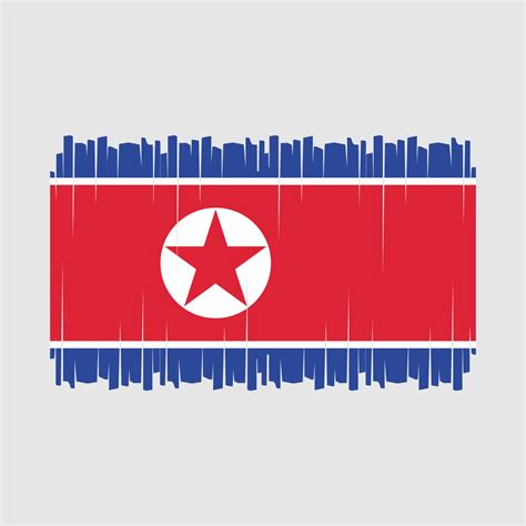 North Korea Flag Vector 21981645 Vector Art At Vecteezy