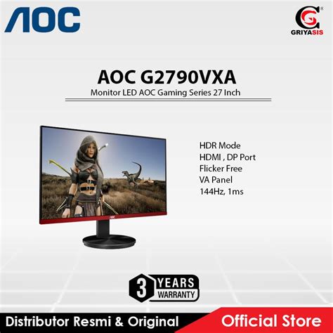 Jual Monitor LED AOC Gaming Series 27 Inch G2790VXA Shopee Indonesia