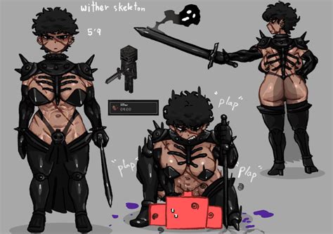 Witherskeleton Hot Hentai Female Humanized Wither Skeleton Sex Trophimos Valorant Porn