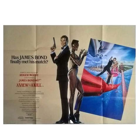 A View To Kill Unframed Poster 1985 For Sale At 1stdibs