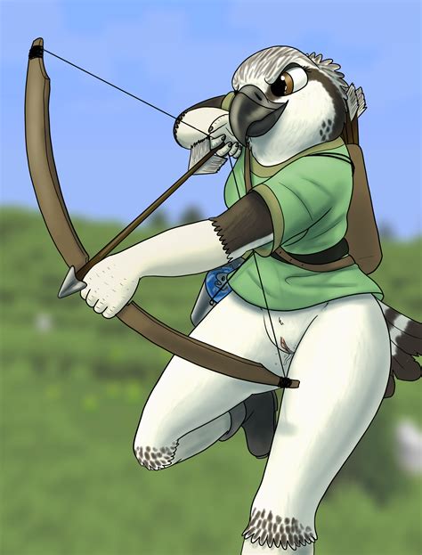 Rule 34 Accipitriform Anthro Arrow Avian Bird Bodily Fluids