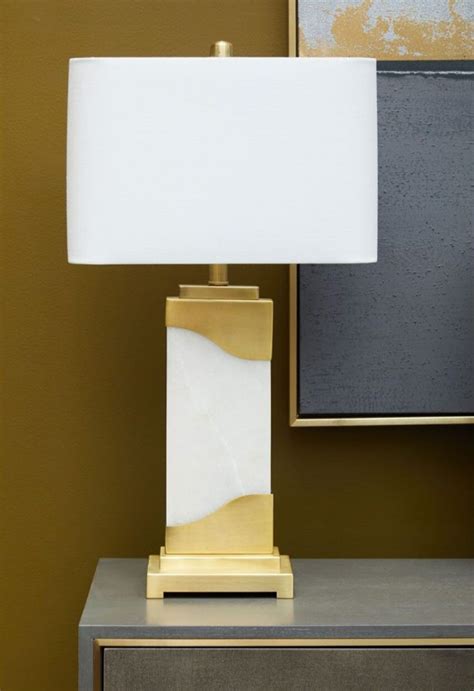 White And Gold Marble Table Lamp Uk