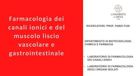 Farmacologia Dei Canali Ionici E Del Muscolo Liscio Pdf
