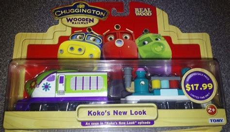 Chuggington Wooden Railway Kokos New Look Lc56030 New 1929784642
