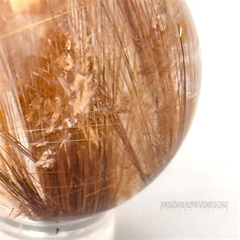 Copper Rutilated Quartz Sphere Crystalworks Designs Ltd