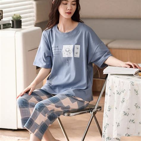 Купити Жіночі комплекти Милі піжами з мультфільмами Модні повсякденні