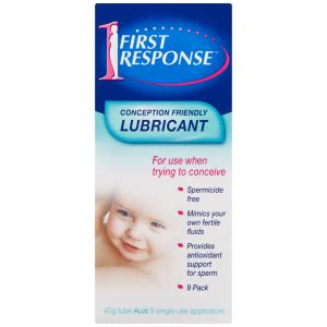Conception Friendly Lubricant First Response Australia