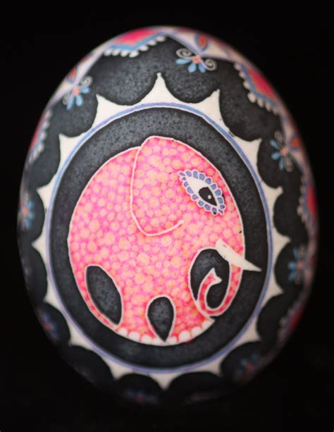 Katyegg Design Friday Egg Pink Polka Dotted Elephant