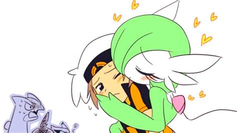 Gardevoir And Trainer Kiss