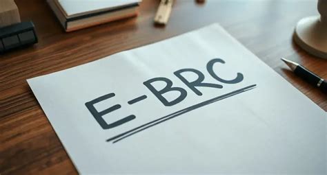 How To Apply For E Brc A Comprehensive Guide