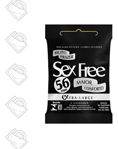 Preservativo Lubrificado Extra Grande Sex Free 12 Pct X3un Mercadolivre