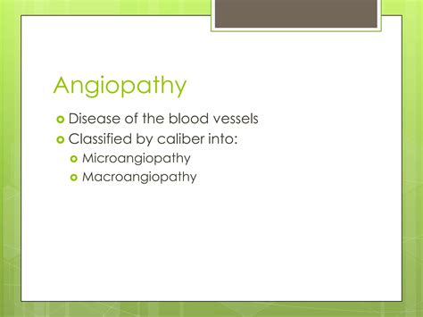 Angiopathy Pptx