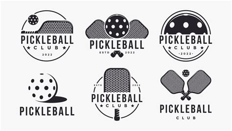 Pickleball Logo Vector Images Over 830