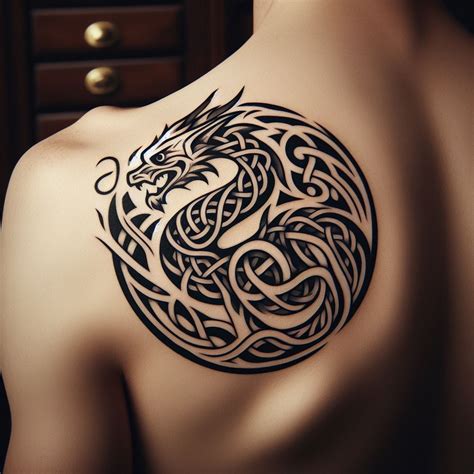 Celtic Dragon Your Own Tattoo Design Custom Designs Crafted For