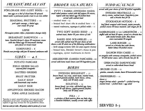 Broder Soder Menu Pdf