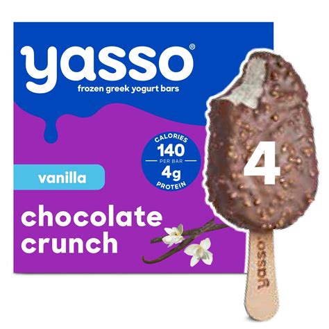 Yasso Cherry Chocolate Crunch Frozen Greek Yogurt Bars 4 Count 106