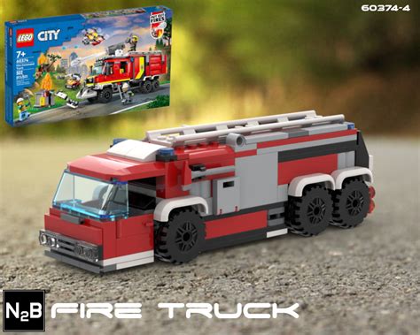 Lego Moc Fire Truck Lego 60374 Alternate Build 4 By N2brick