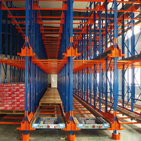 Automated Warehouse Racking System Radio Shuttle Rack With Pallet