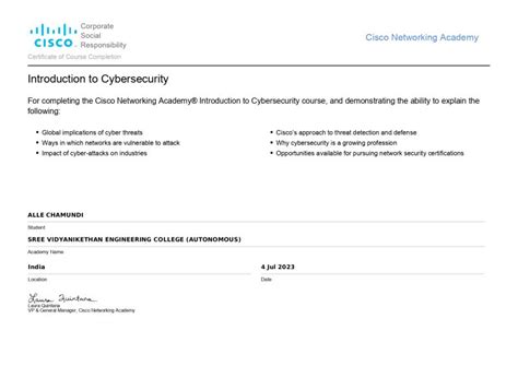 Cisconetworkingacademy Alle Chamundi