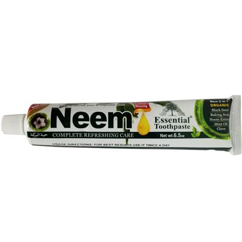 Essential Palace Organic Neem Toothpaste Mint And Black Seed Fluoride