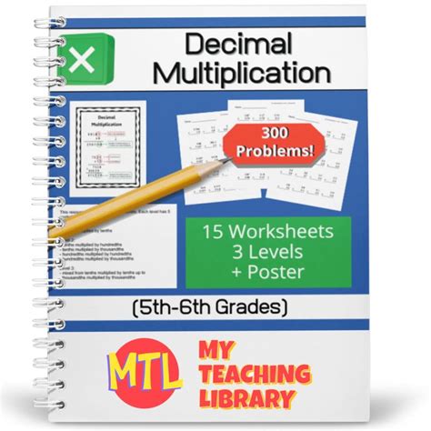 Decimal Multiplication Workbook Homeschool Curriculum Fair