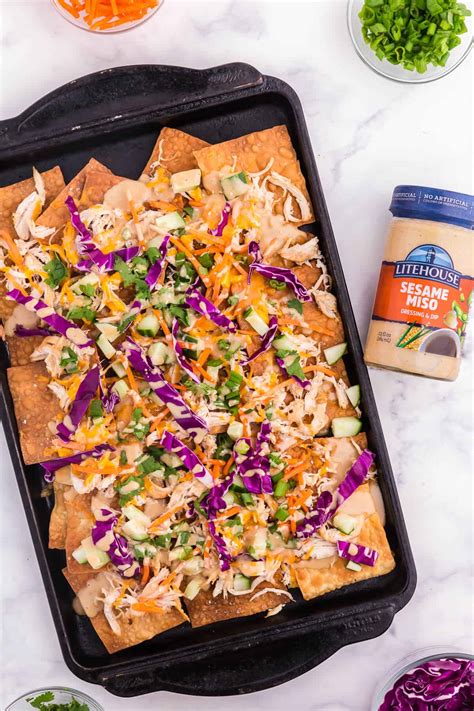 Asian Chicken Nachos Simply Stacie