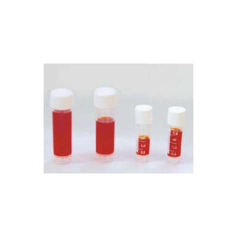 Storage Vials Polypropylene Material White Color Code For