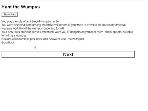 Hunt The Wumpus MobyGames