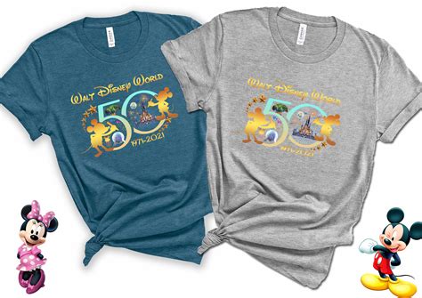 50th Anniversary Shirt Disney Shirt Disney Trip Long Sleeve Etsy