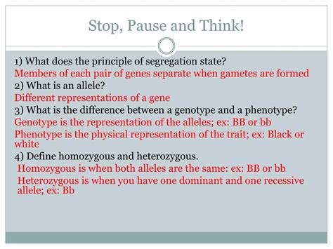 Genetics And Inheritance Pptx