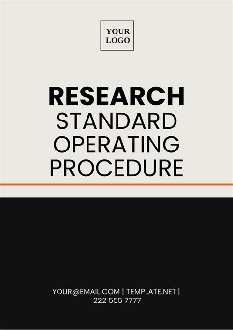 Research Sop Template Edit Online And Download Example