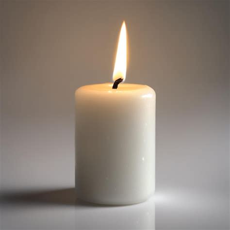 Premium Ai Image Burning Candle