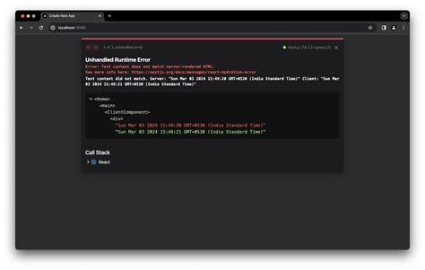 Better Hydration Errors Are Coming To Nextjs