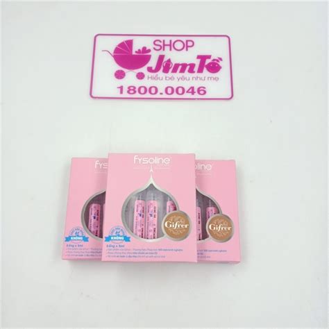 [genuine] Fysoline Physiological Saline Box Of 5 Tubes X 5ml Shopee