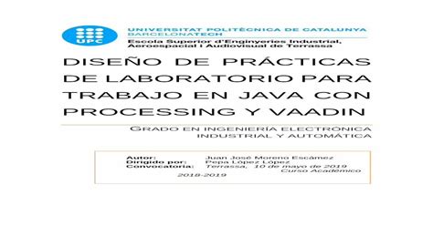 DiseÑo De PrÁcticas De Laboratorio Para Trabajo En Java Pdf Document
