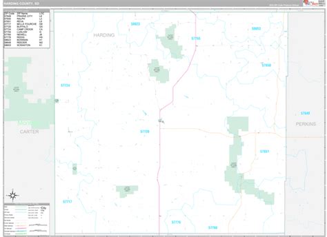 Map Books Of Harding County South Dakota