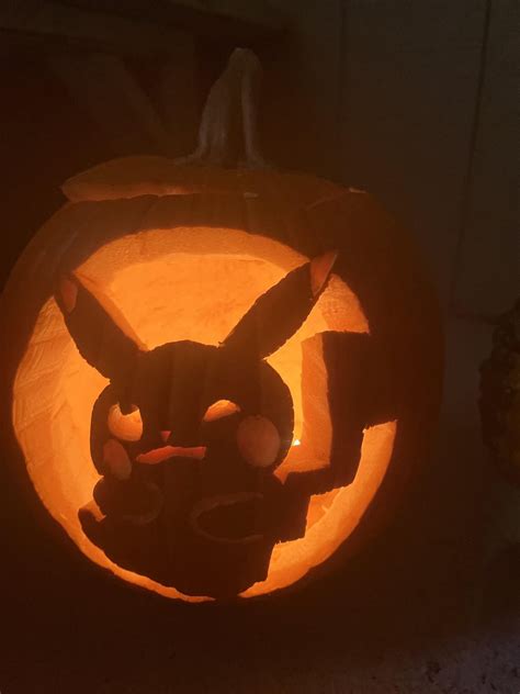 Pikachu Pumpkin R Pokemon
