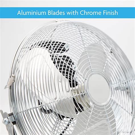 Benross 18 Inch Standing Floor Fan Chrome Colour