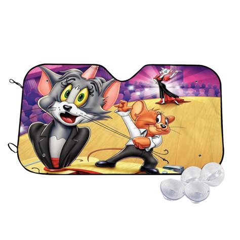 Tom And Jerry Windshield Sun Shade Car Sun Shade Windshield Keeps