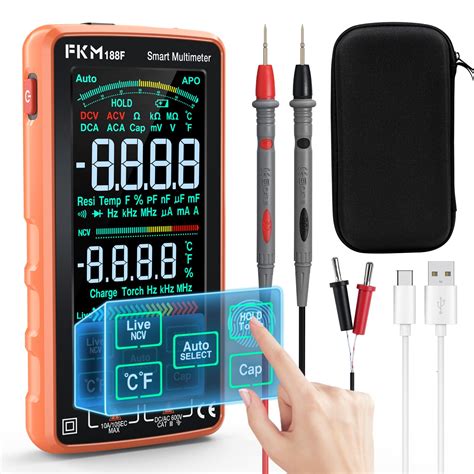 Digital Multimeter Compact And Rechargeable Voltmeter W