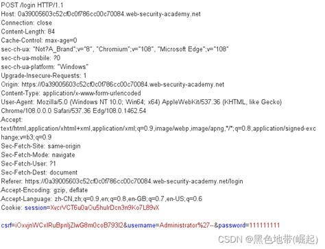 【burpsuite安全练兵场 服务端1】sql注入 17个实验(全)sql注入实验 Csdn博客 【burpsuite安全练兵场 服务端1】sql注入 17个实验(全)sql注入实验 Csdn博客