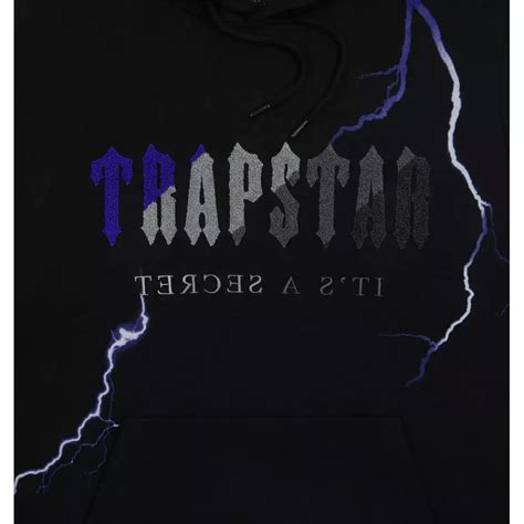 Trapstar Chenille Decoded Hoodie Tracksuit Lightning Edition Icekickz