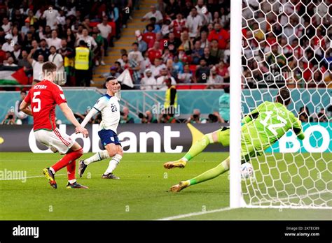 Englands Phil Foden Scores Their Second Goal Of The Game During The