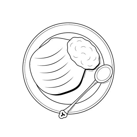 Premium Vector Abstract Hand Drawn Kitchen Stuff Mashed Potatoes With