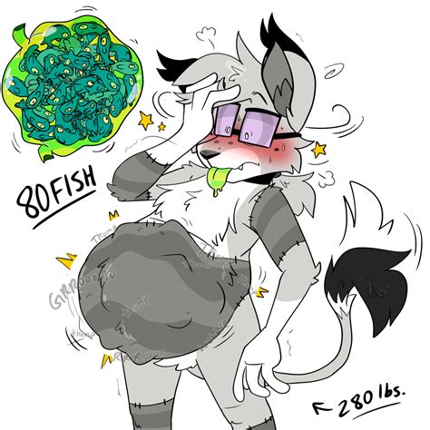 Rule 34 11 Anthro Barium Tummyacid Belly Belly Inflation Big Belly