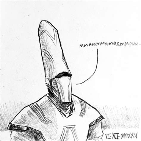 Daily Drawing Mumbling Guard By Jackartdotnet On Newgrounds