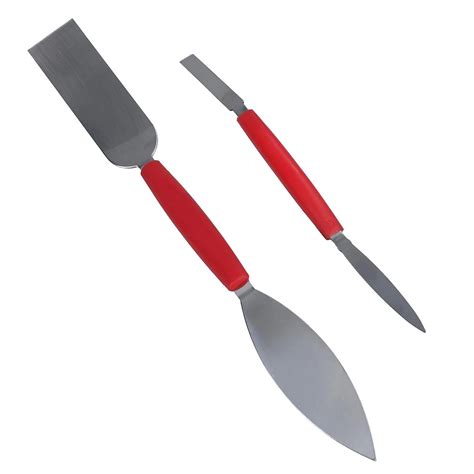 2pc Trowel Square Leaf Profiling Tools Triangular Plasterers Plaster