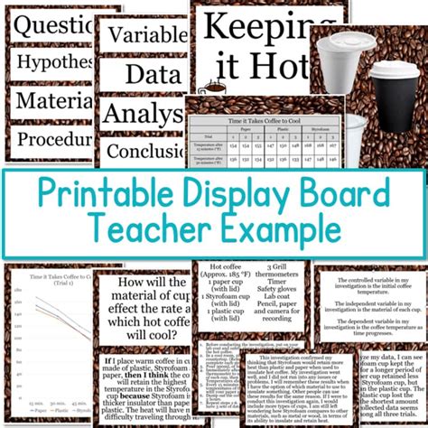 Science Fair Project Lab Report Packet Info Templates Examples