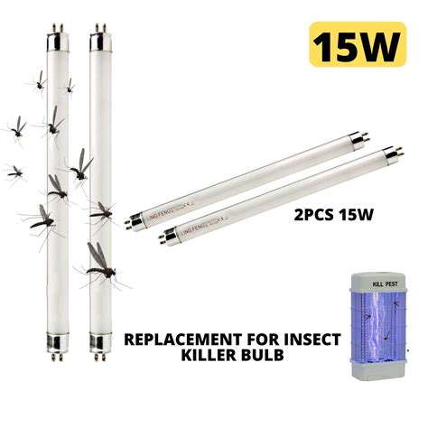 T8 Bulb Replacement 2pcs Insect Killer Bulb Electric Pest Killer Uv Lamp Mosquito Traps Lazada