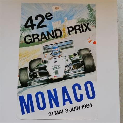 Pierre Berenguier 42em Grand Prix De F1 à Monaco 1984 Catawiki